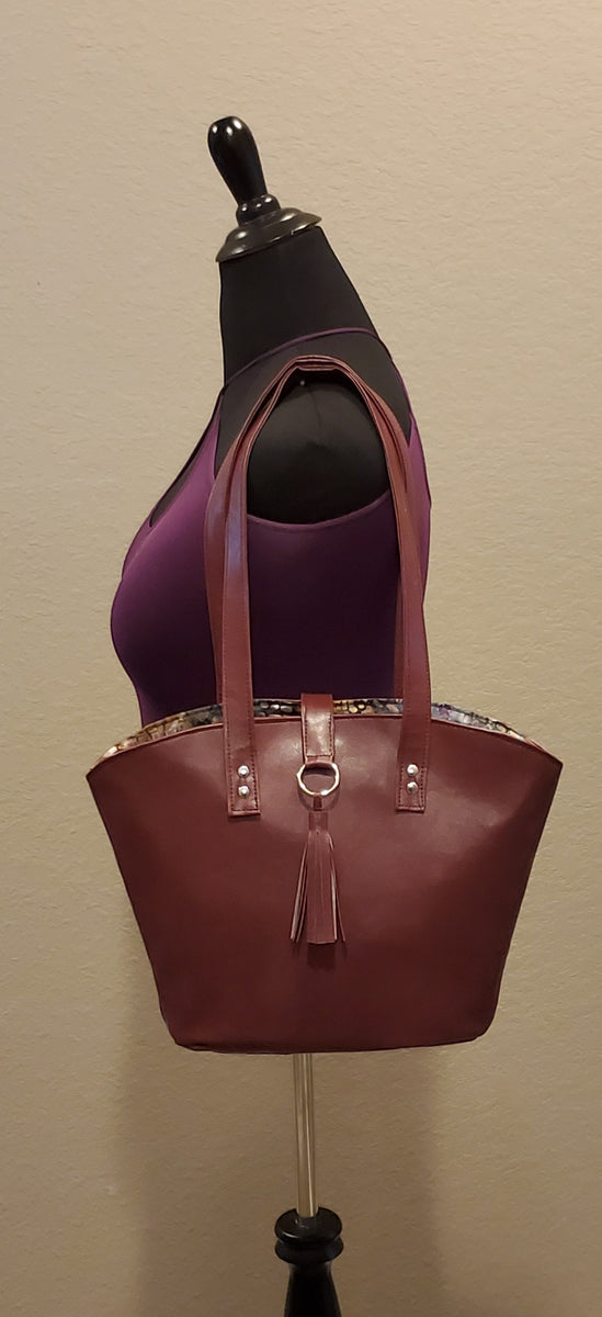 Bernice Satchel in Faux Fabulous Leather Digital PDF Sewing Pattern ...
